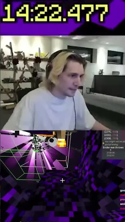 xQc has officially beat Forsen's Minecraft speedrunning record #xqc # ...