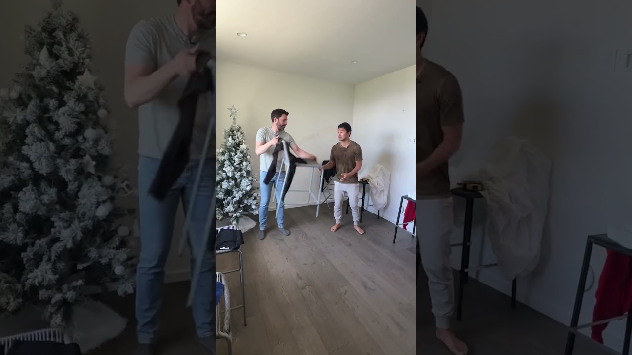 Drew Scott helped Simu Liu trade music room for Barbie Crocs