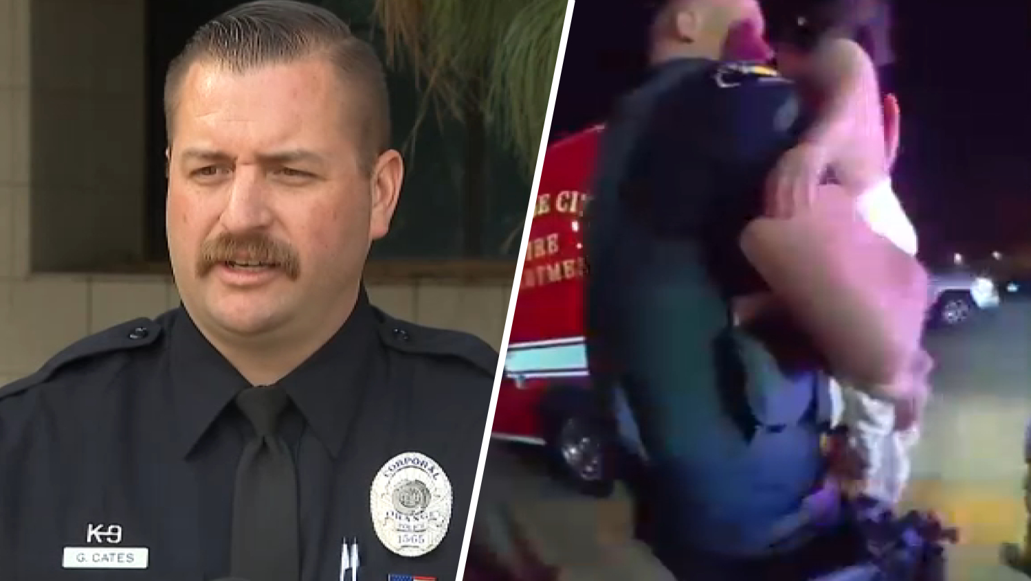 She's breathing! Officer saves a choking baby in Orange