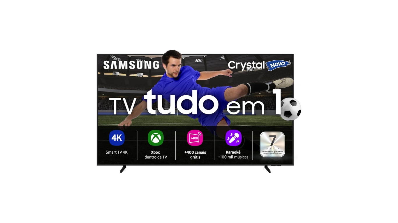 Economize R$100 em sua nova smart TV da Samsung com esse desconto ...