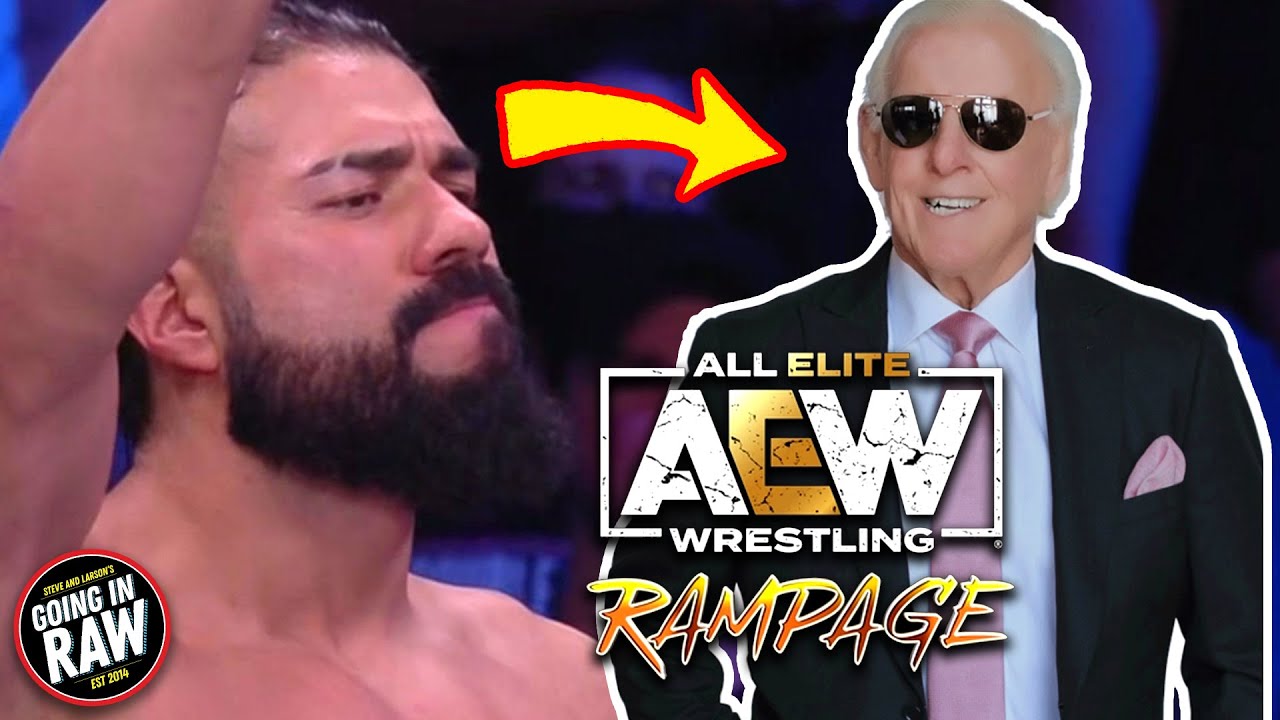 Previewing Andrade’s new manager Ric Flair at AEW Rampage (3 of 3)