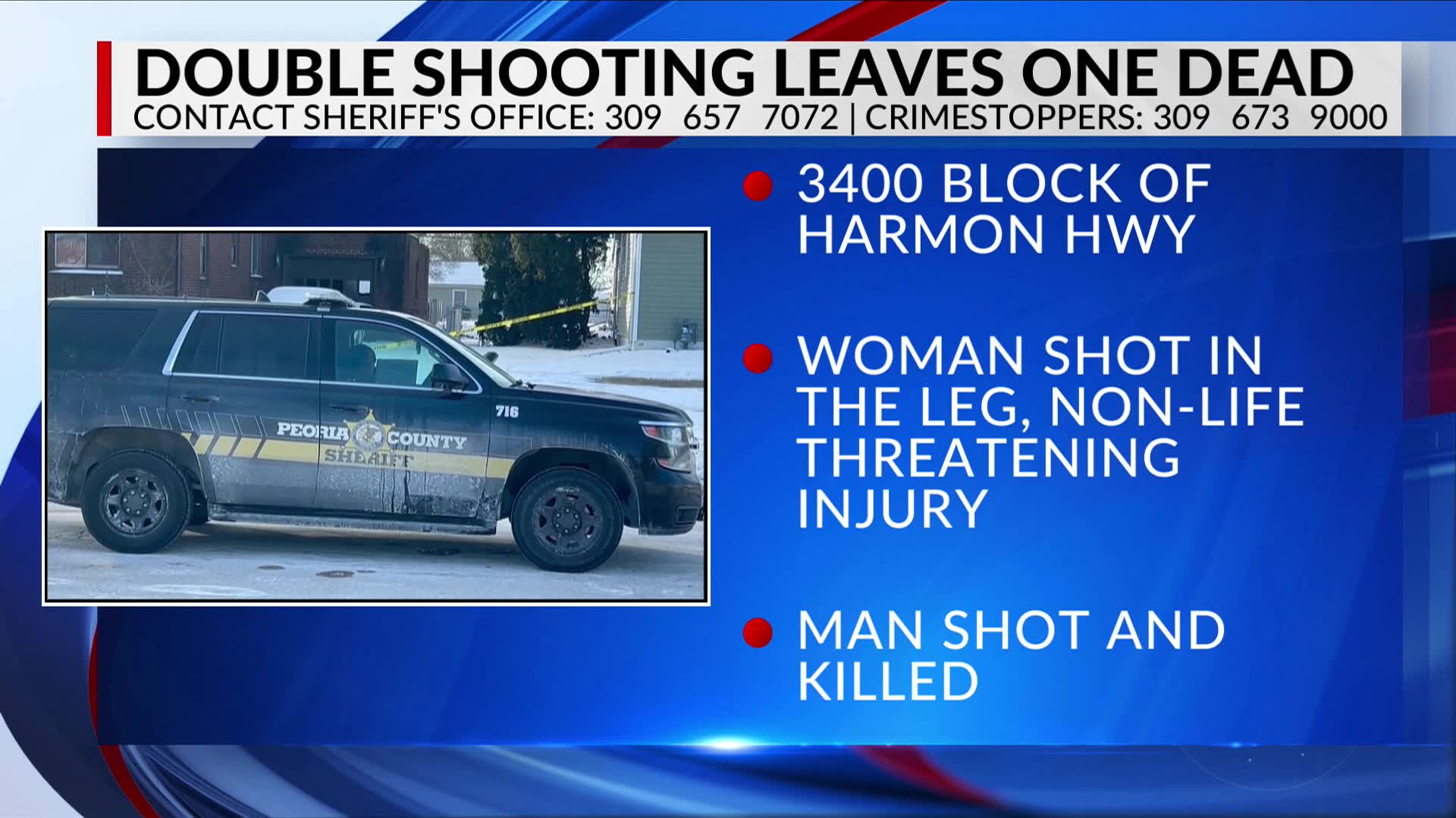 Double shooting leaves one dead