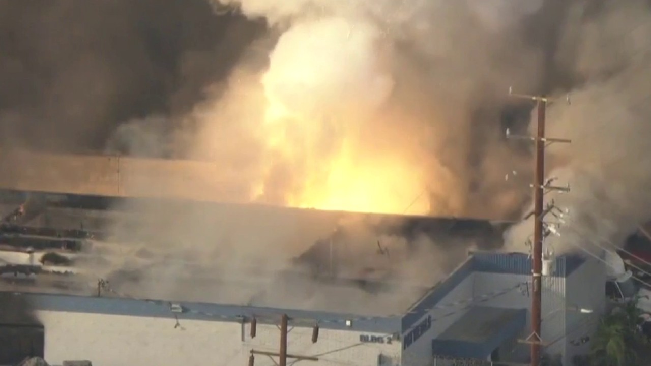 Warehouse explodes near South El Monte