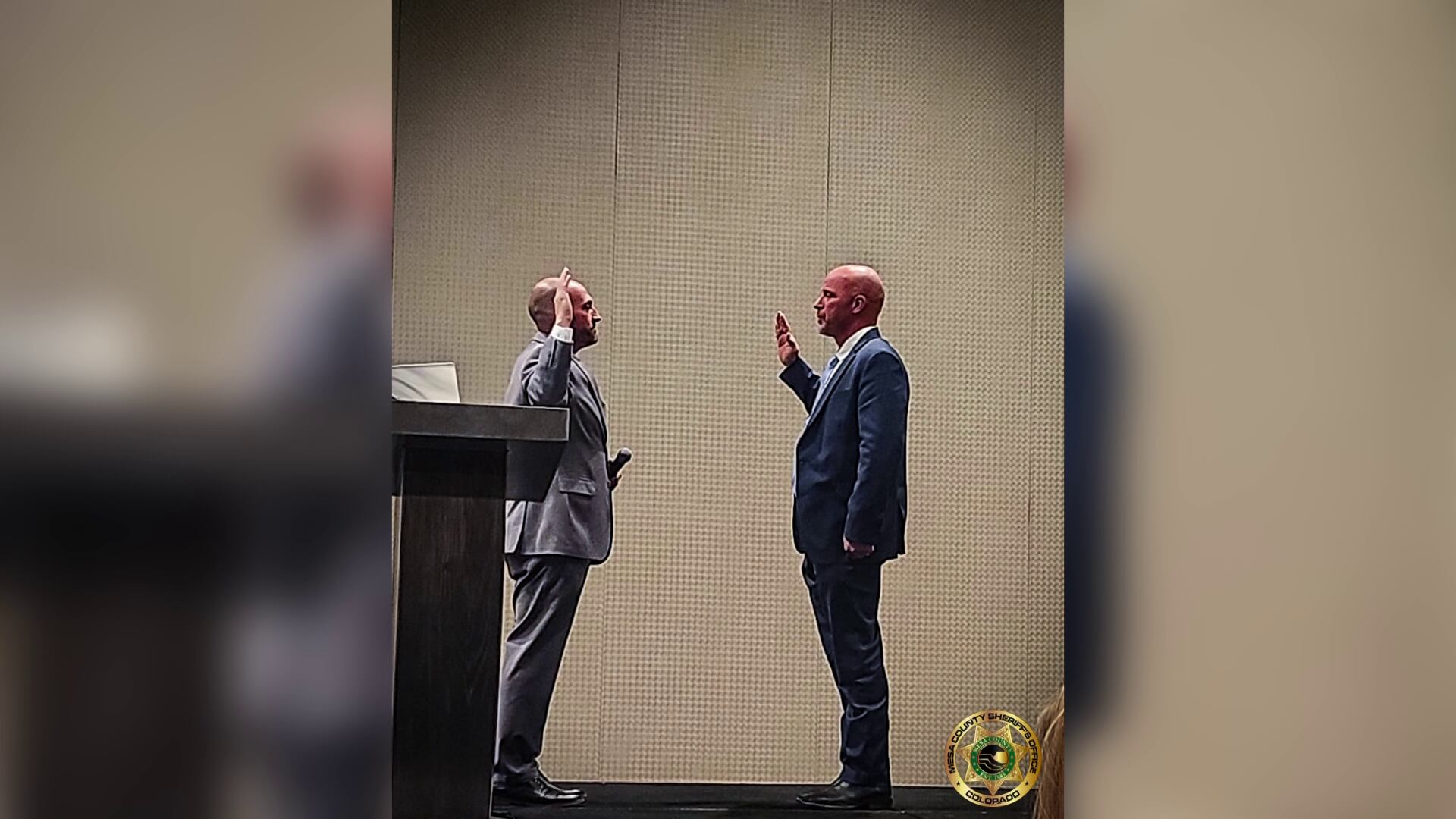 Sheriff Rowell sworn in as president of County Sheriffs of Colorado