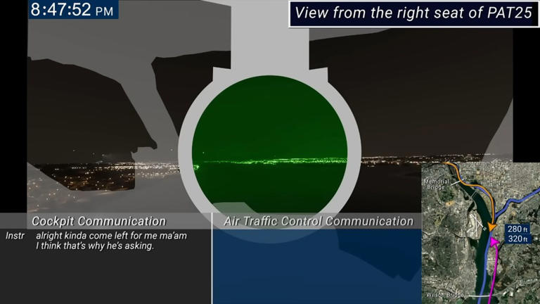 Heart-wrenching NTSB simulation shows pilots’ view in Reagan National ...