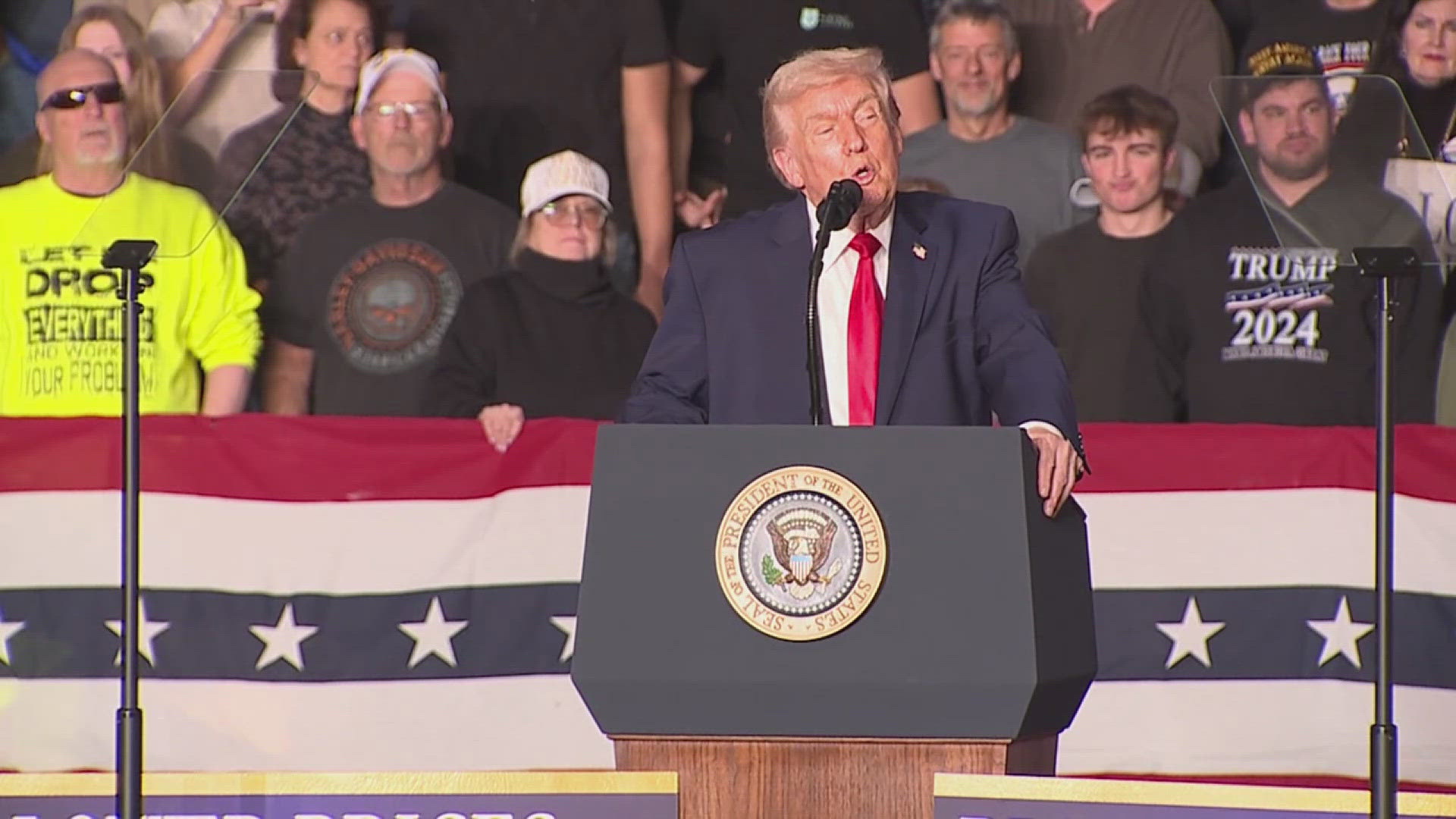 Recapping Trump's speech in Iowa