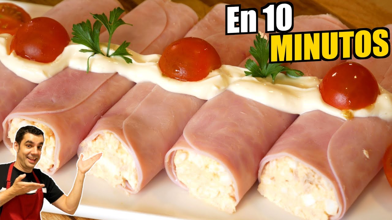¿No tienes tiempo para cocinar? Prueba estos canelones de jamón y atún