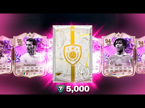 What do you get from 20 guaranteed FUT birthday icon packs?