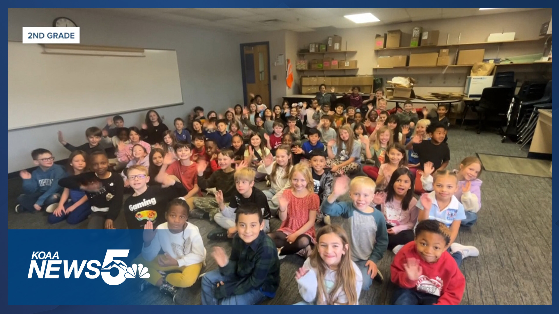 Storm Safe visits Ridgeview Elementary School in Colorado Springs
