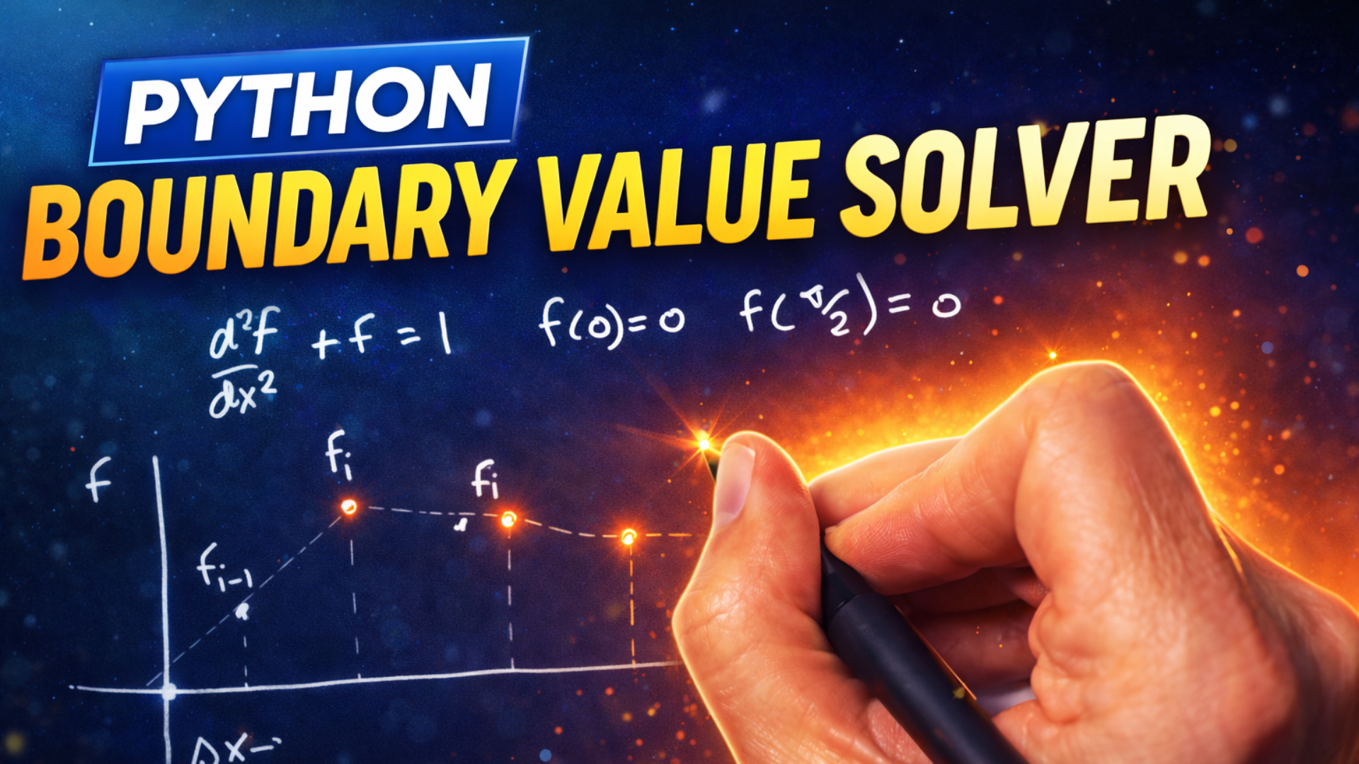 Python tutorial: Solving boundary value problems using finite differences
