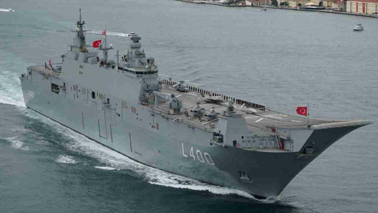 Turkey sends drone carrier TCG Anadolu to NATO naval exercise in Europe