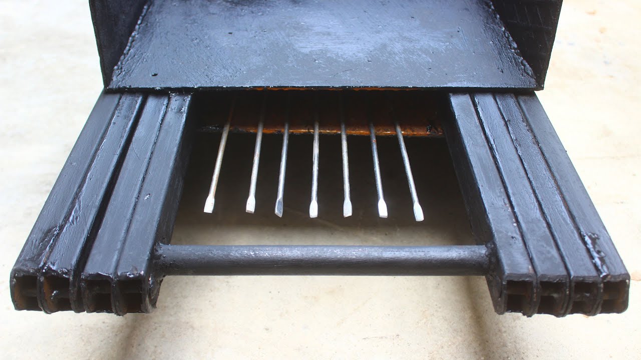 Unique idea! Don't throw away pieces of profile pipe! Secret BBQ