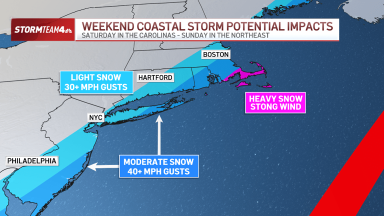 Snow is in the forecast again for this weekend. How much depends on its ...