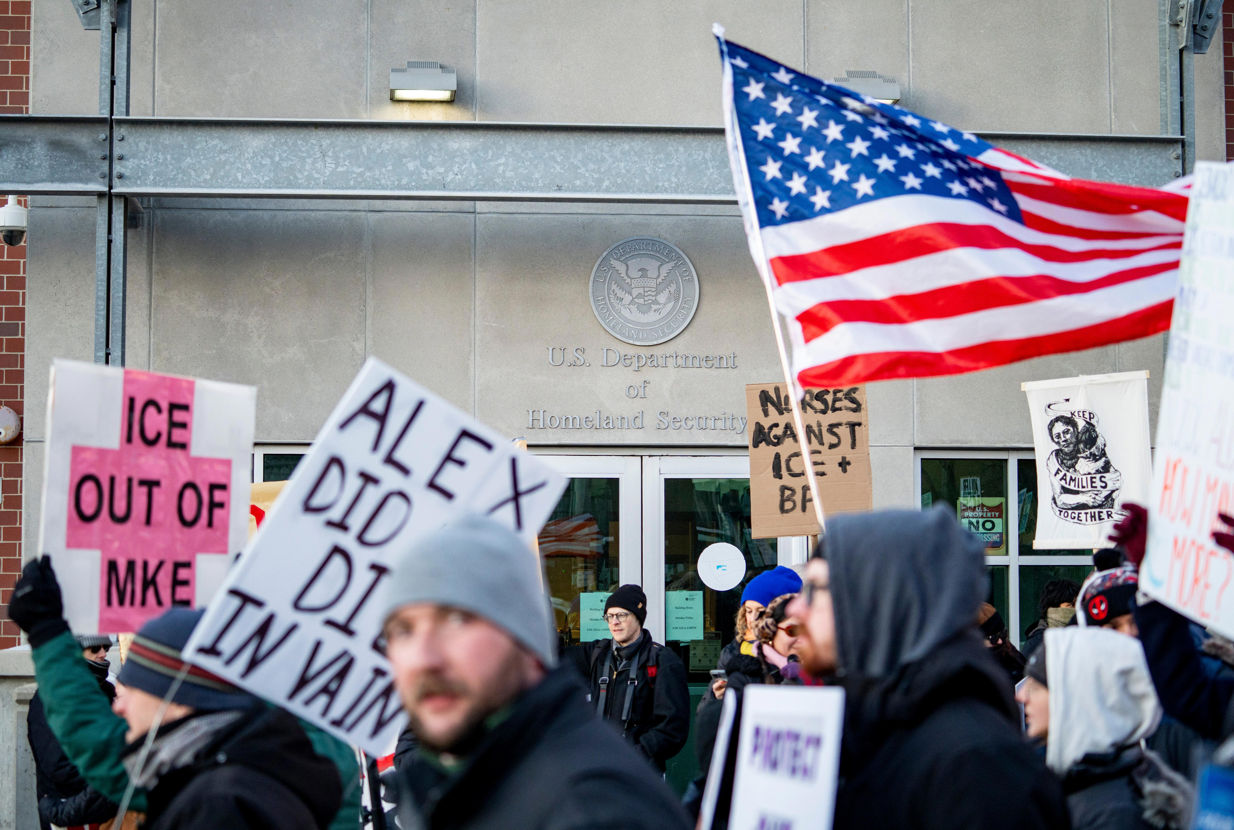 Here's a look at photos and video of Jan. 28 Milwaukee protest against ...