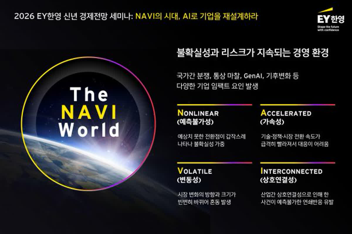EY한영 'NAVI의 시대', AI로 기업 경쟁력 재설계해야