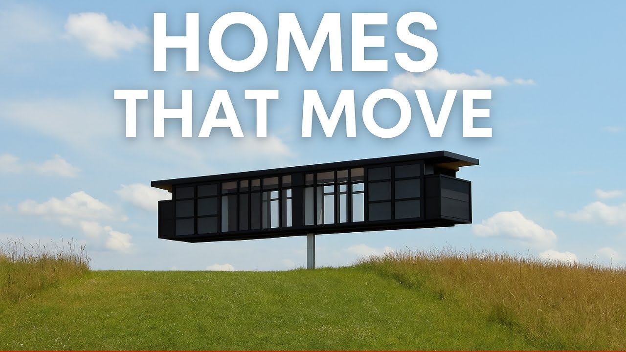 3 unusual homes that move: spinning, folding, and sliding architecture