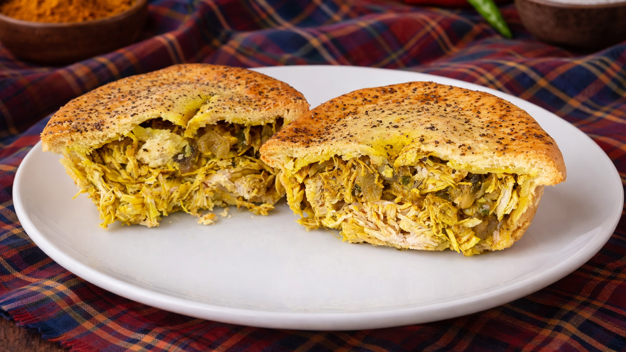 How to make chicken curry pies