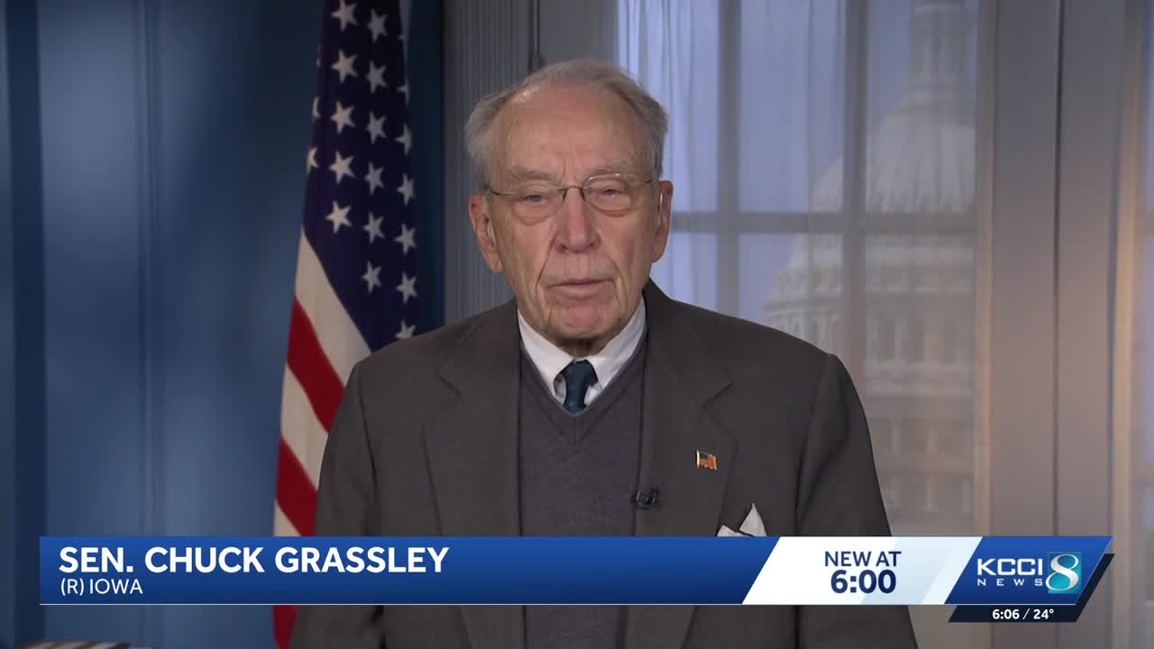 Grassley praises Trump's reserved comments on Minneapolis protester's death