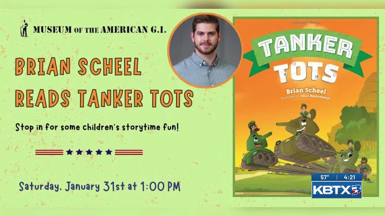 Former tank commander brings children’s book to life at museum event