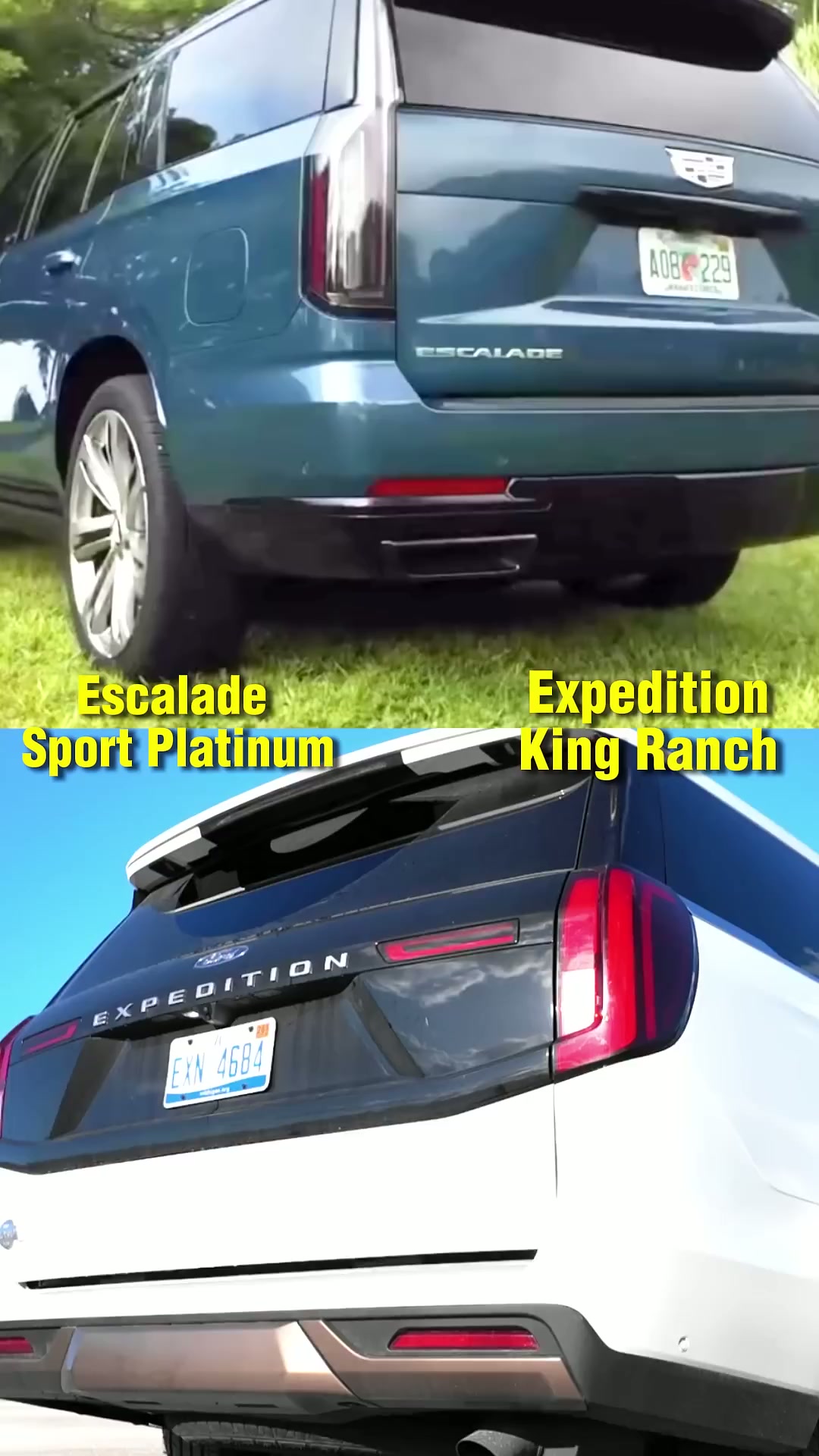 Cadillac Escalade vs. Ford Expedition King Ranch 🆚 ¿Cuál SUV de lujo ...