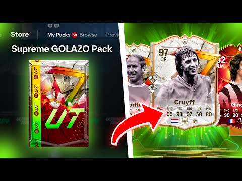 I opened 30 x 85+ x 60 Supreme Golazo packs in EA FC 24!