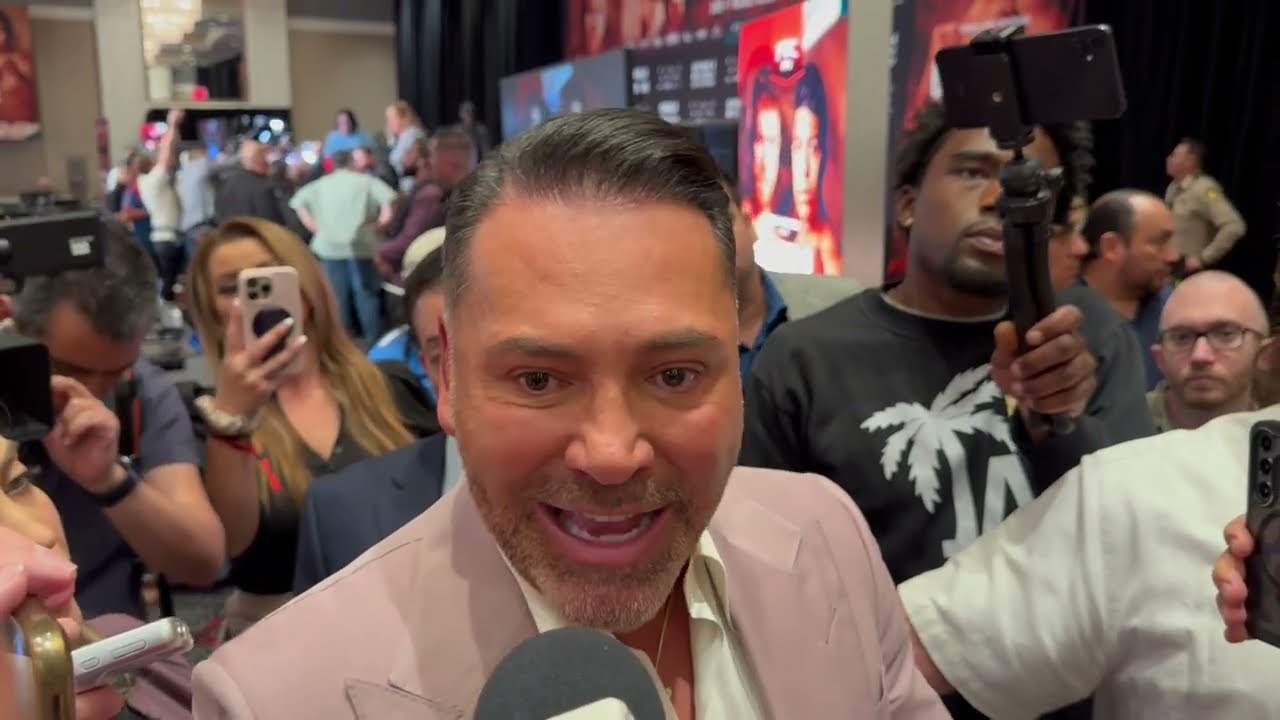 "I was ready, clinched fist and all" Oscar De La Hoya w/scary message ...