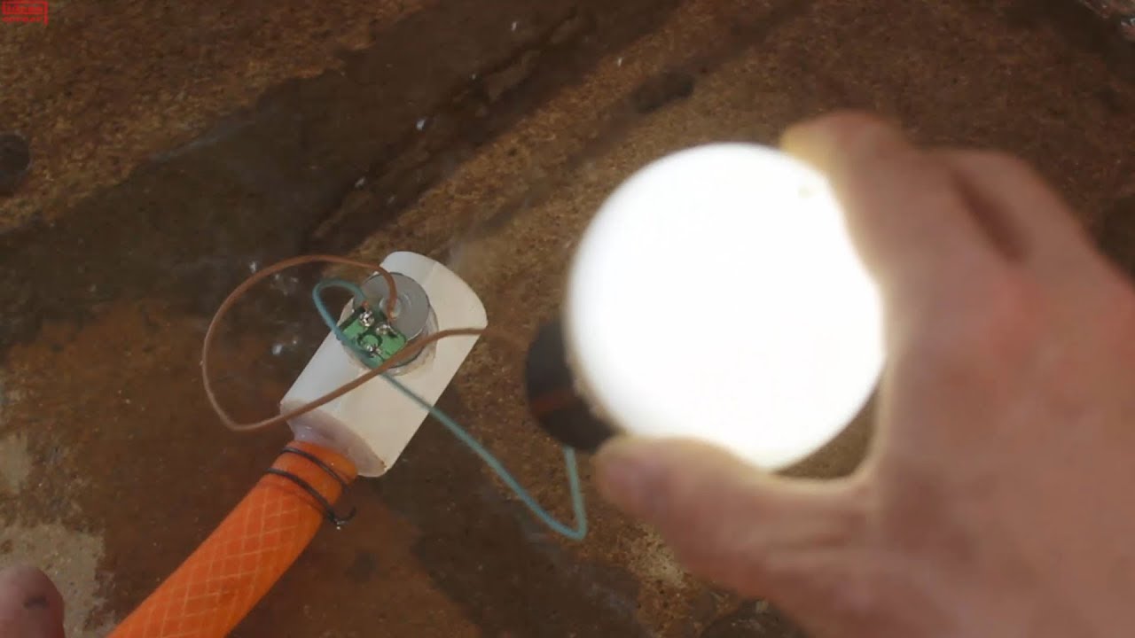 How to make a micro hydro generator at home