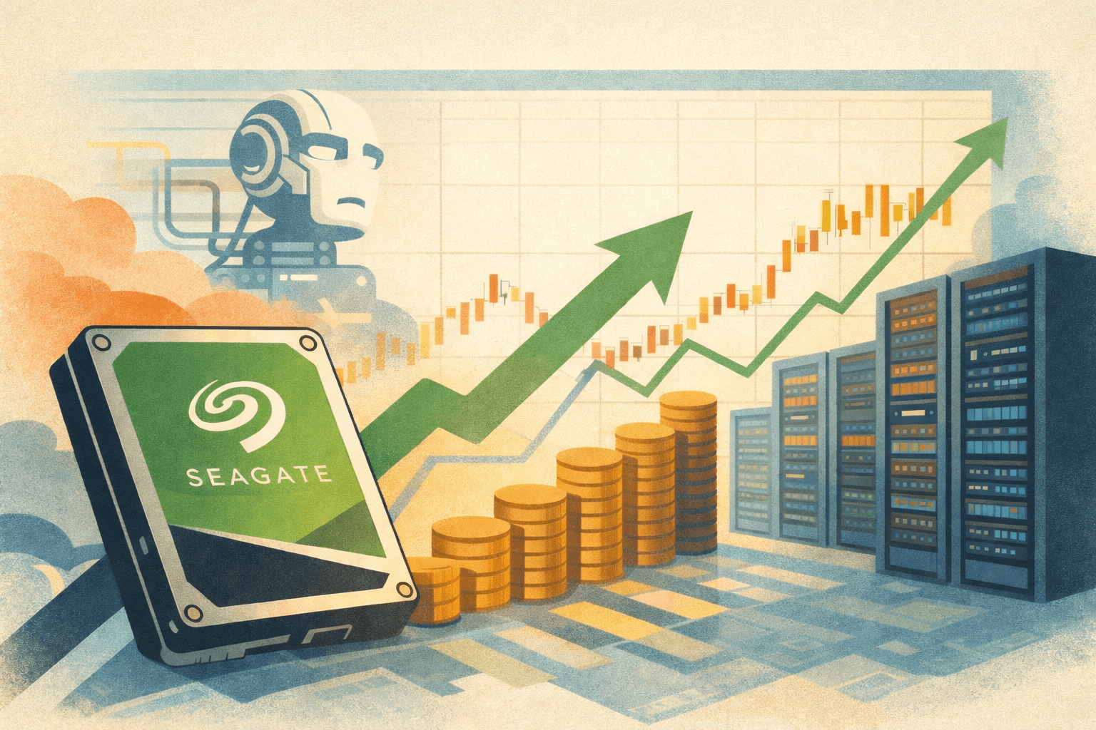 Seagate shares surge after upbeat Q3 forecast, earnings beat, as AI ...
