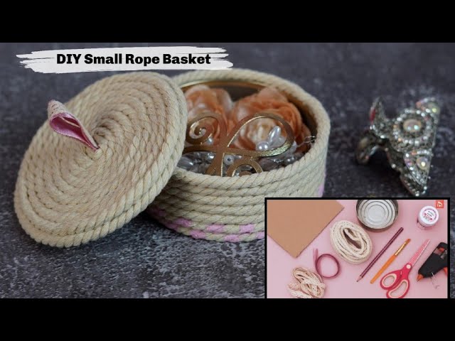 DIY small rope basket