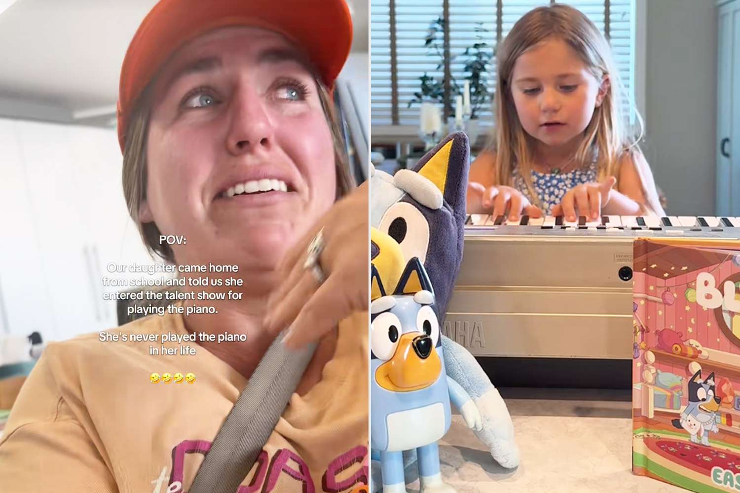 Daughter entered school talent show to play the piano. Mom says she's ...