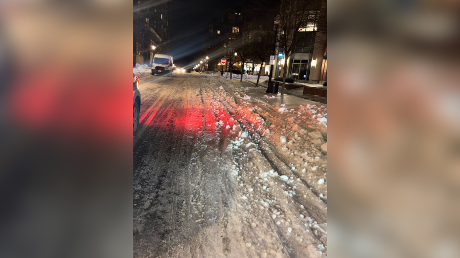 Alexandria police warns residents of slick, icy road conditions