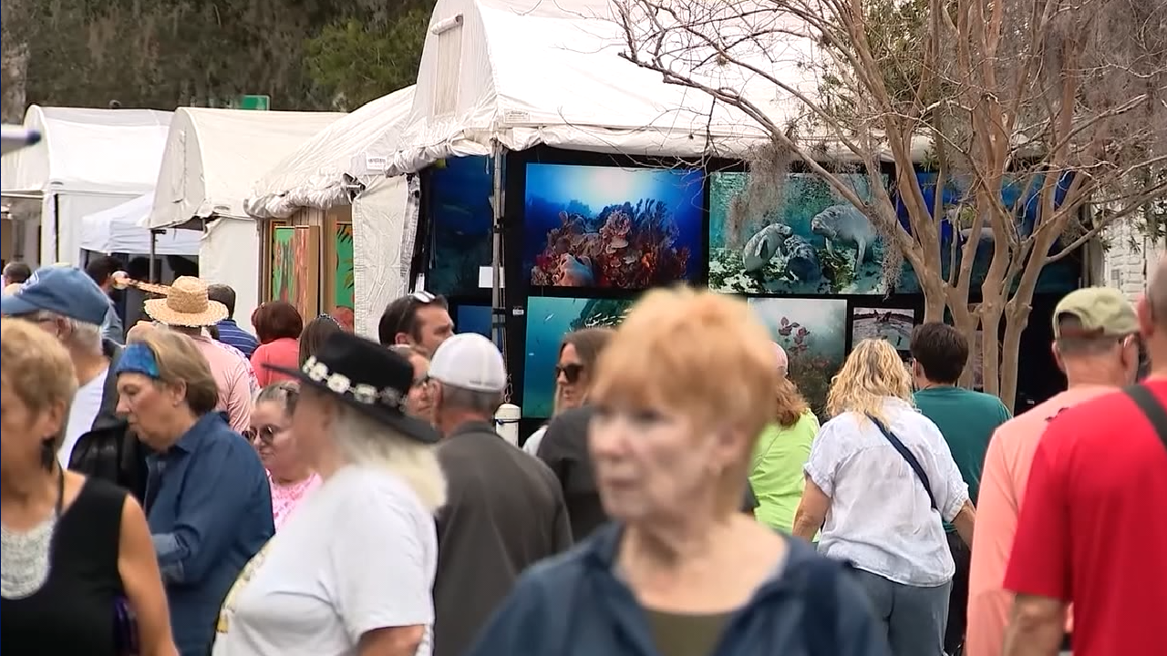 51st Mount Dora Arts Festival takes place amid chilly weather this ...