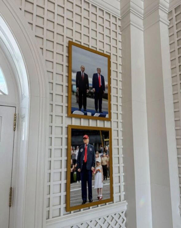 Image of Vladimir Putin hanging in White House 'doctored to make ...