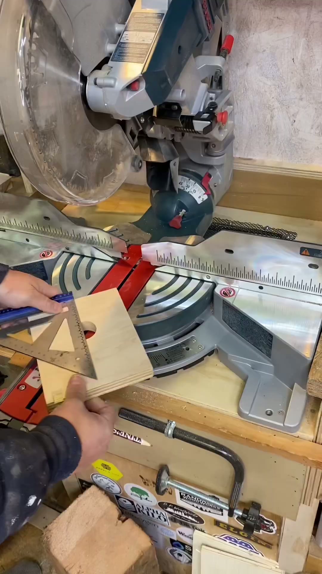 Quick and easy tape roll organizer #woodworking #woodshop #simple