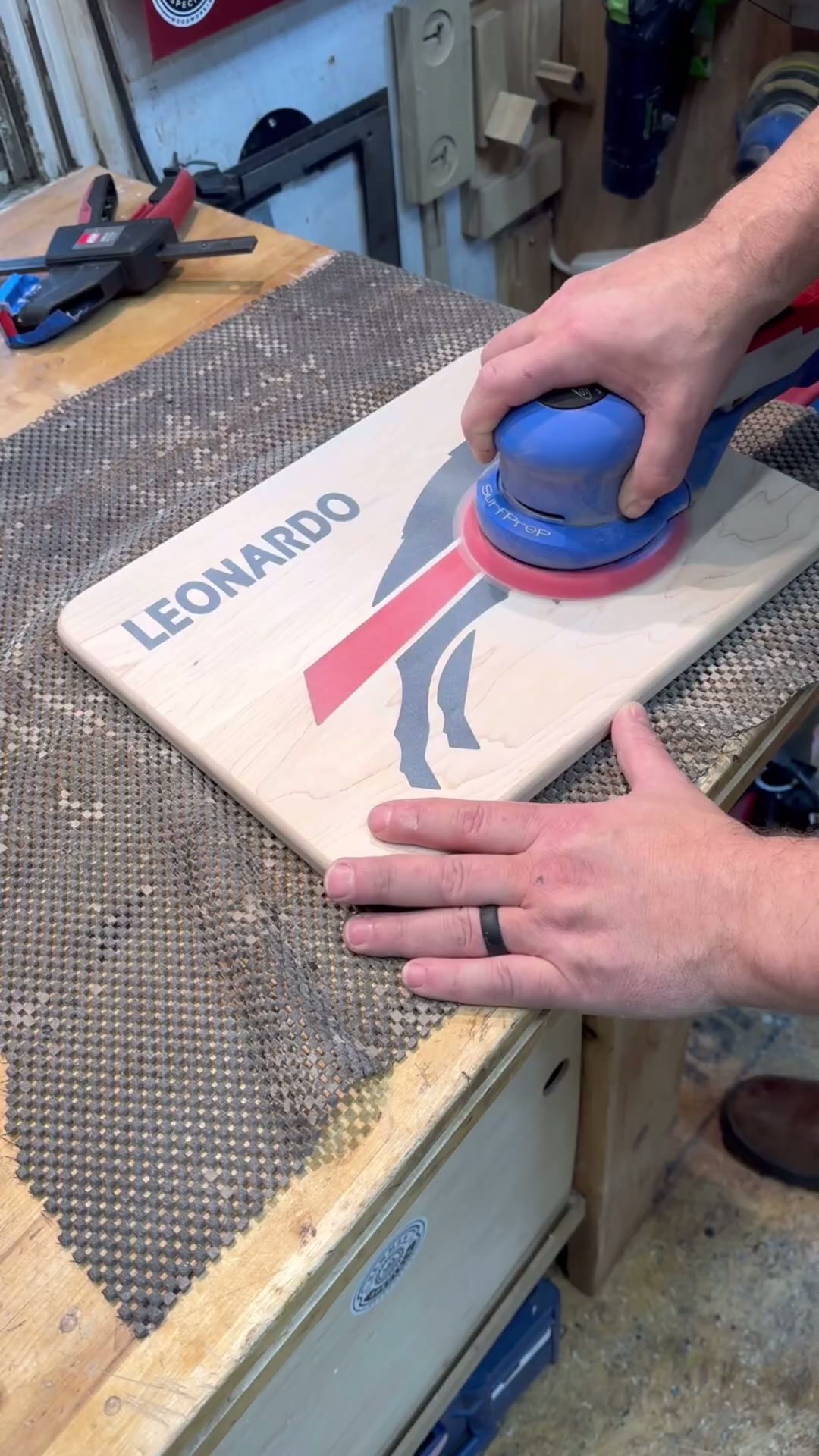 SurfPrep sander low profile 3/16 inch sander and vacuum #woodworking # ...