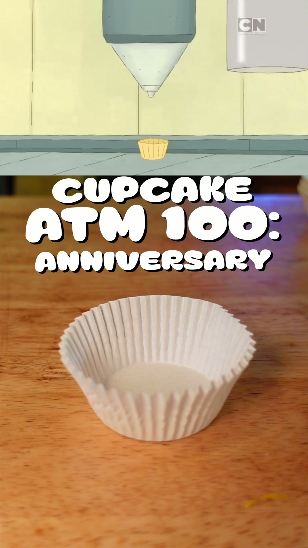 We Bare Bears cupcake ATM 100: Anniversary edition #shorts