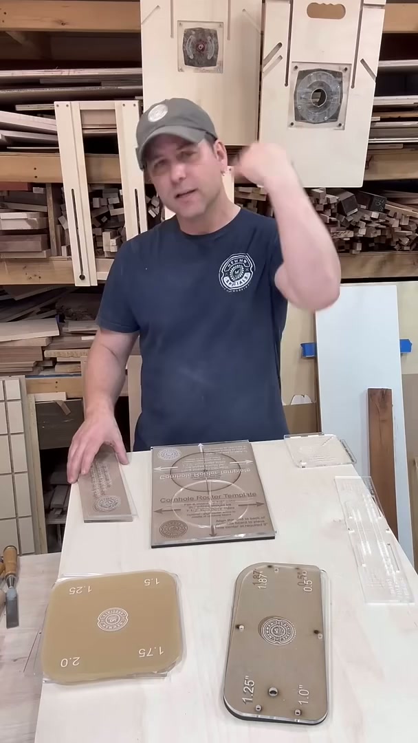 Woodworking templates for cornhole boards and butting boards #workshop ...