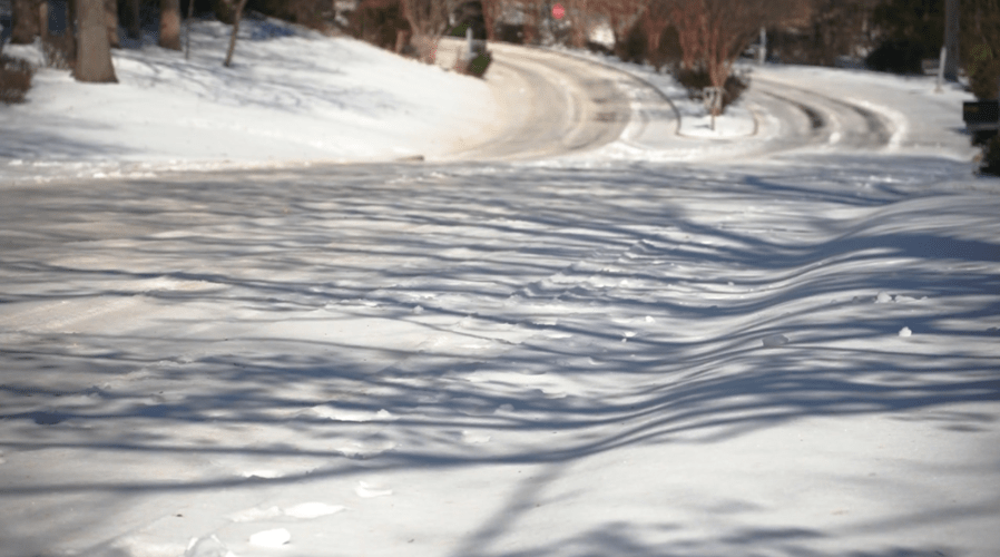 When the ice melts, structural damage, potholes could be left behind