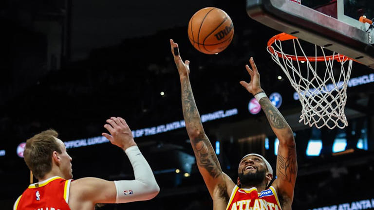 Atlanta Hawks starting five for tonight's game vs. the Celtics