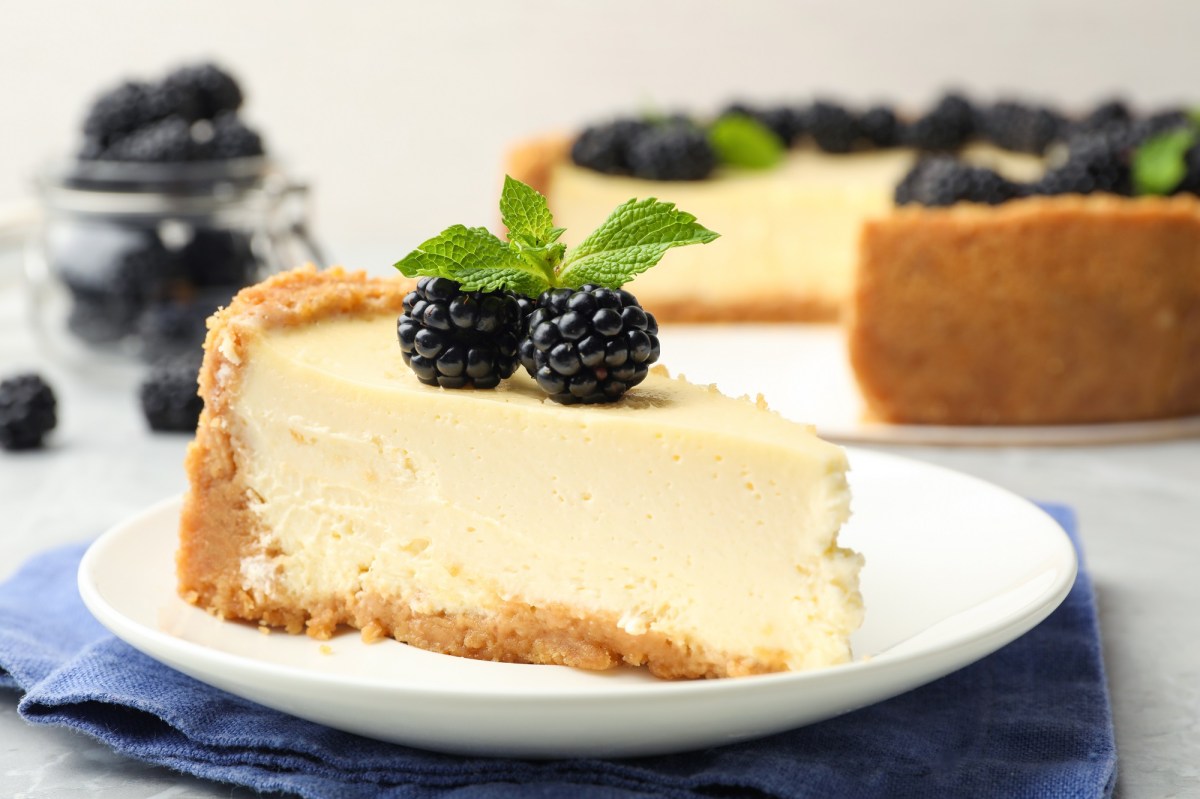 Our vegan cheesecake tastes just like the original recipe