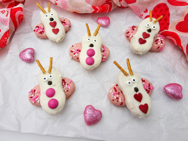 Nutter Butter love bug cookies