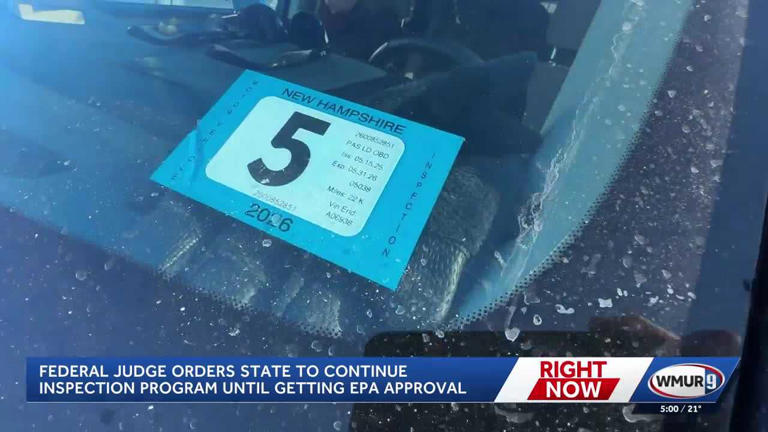 Federal judge halts New Hampshire law that aims to end vehicle ...