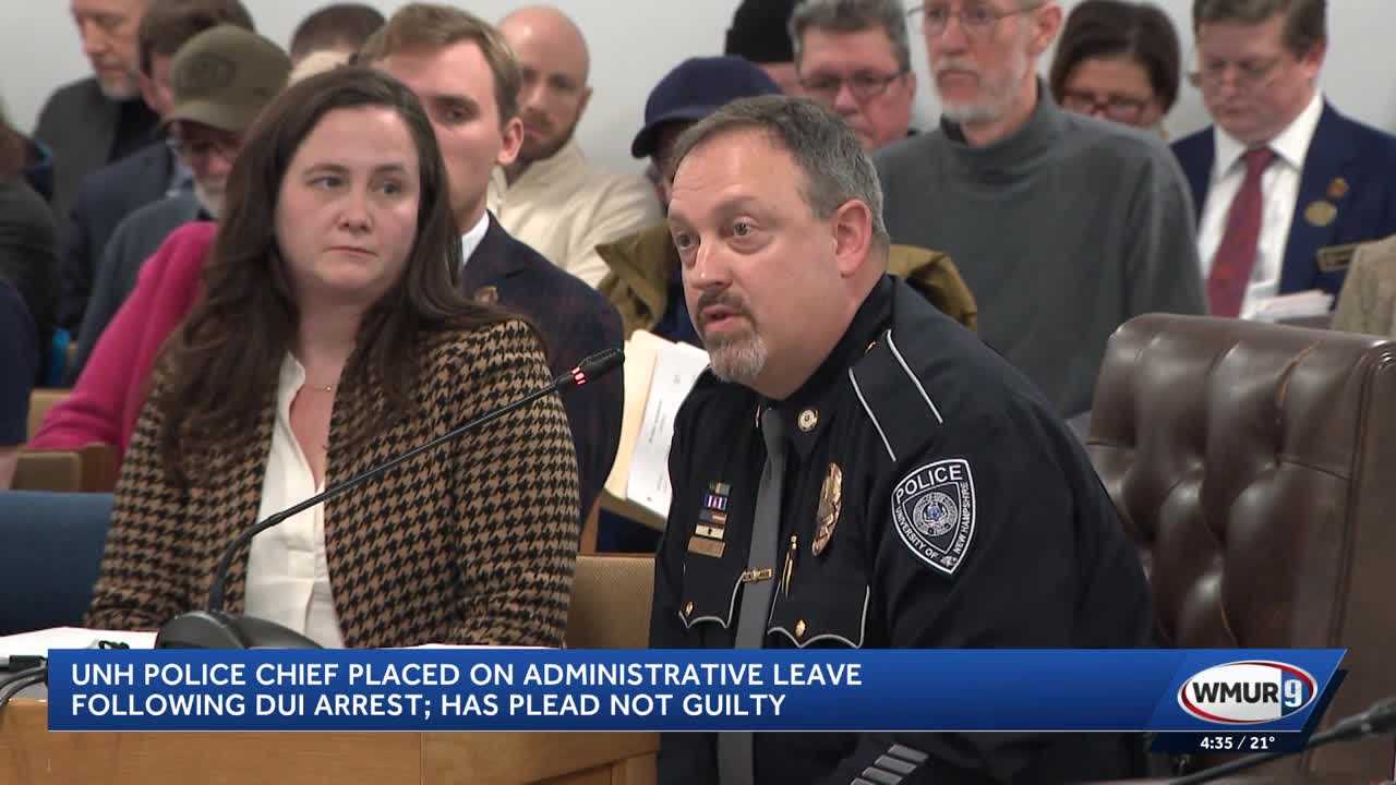 UNH police chief on leave after being charged with DUI