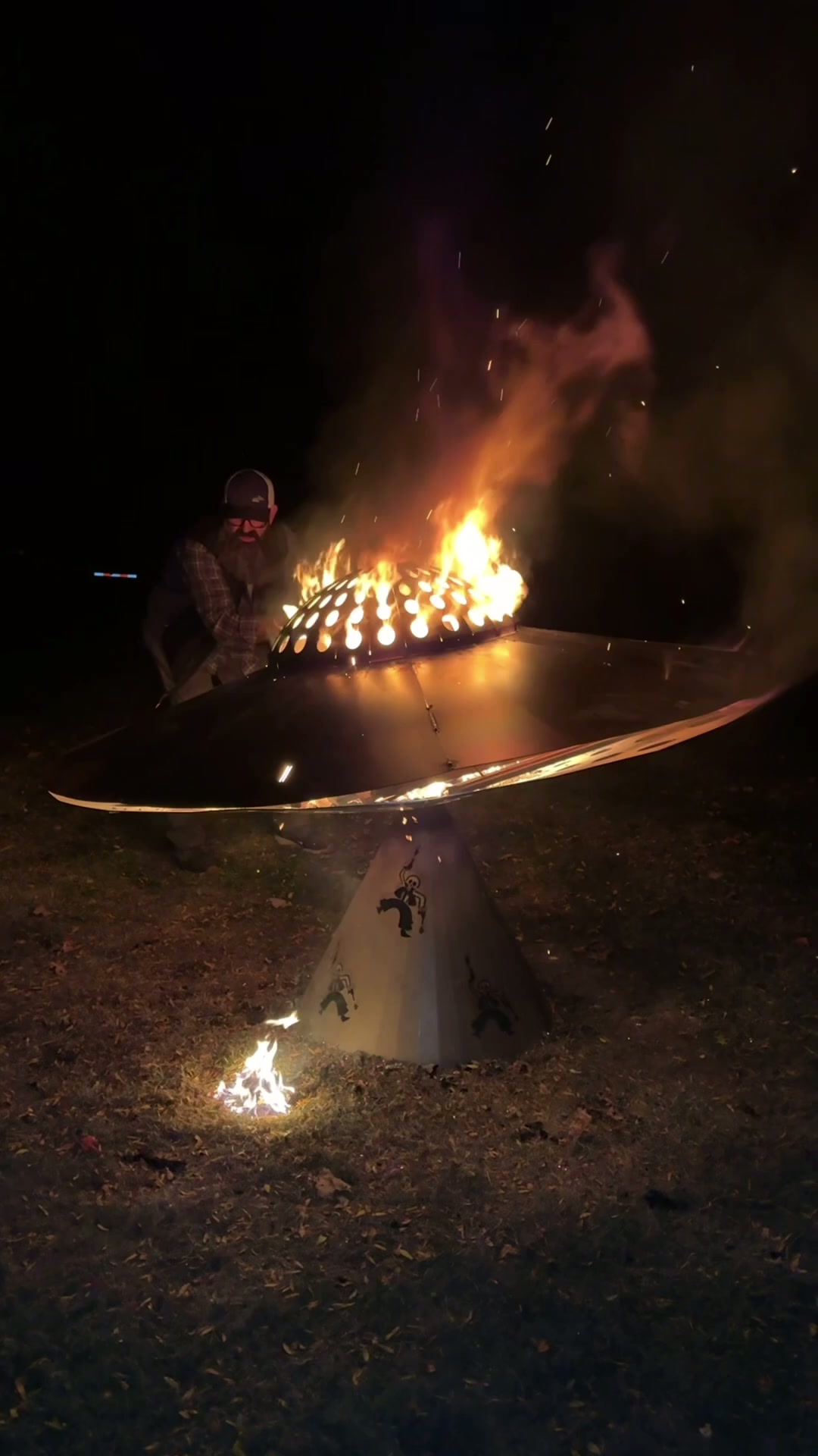 Making Fun TV show shop space and Jimmy Diresta’s fire pit UFO # ...