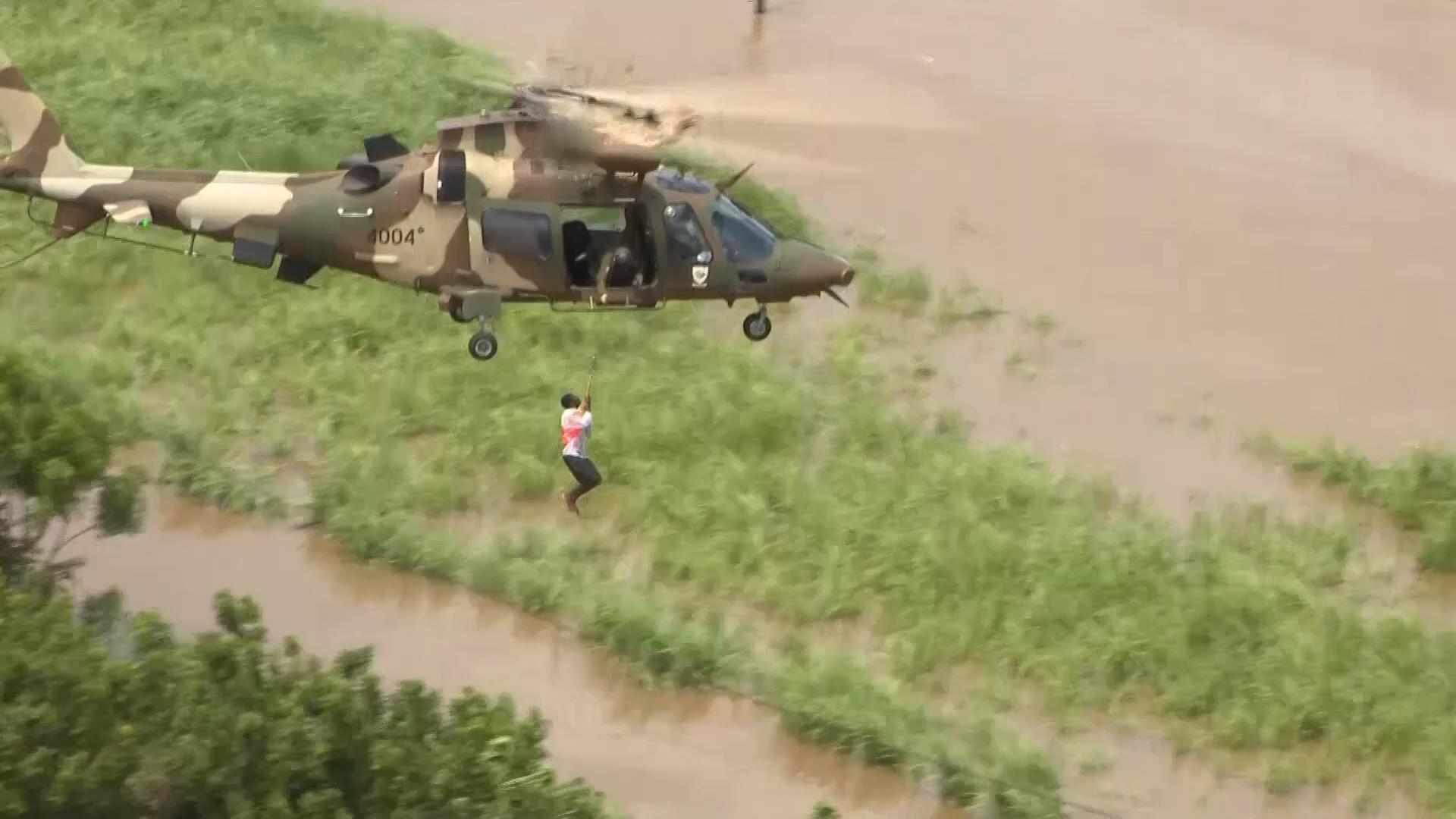 Search and rescue efforts in Mozambique after weeks of severe flooding