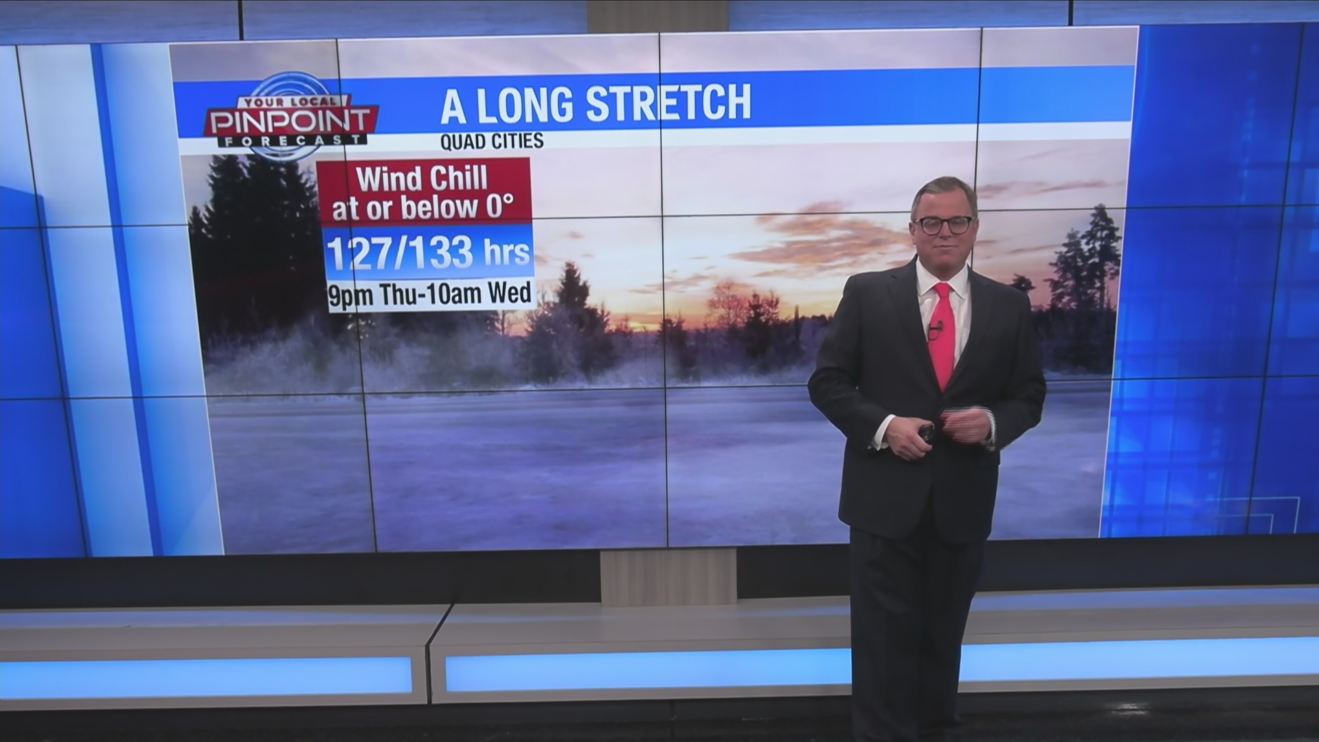 Some signs that our cold snap is easing up a bit