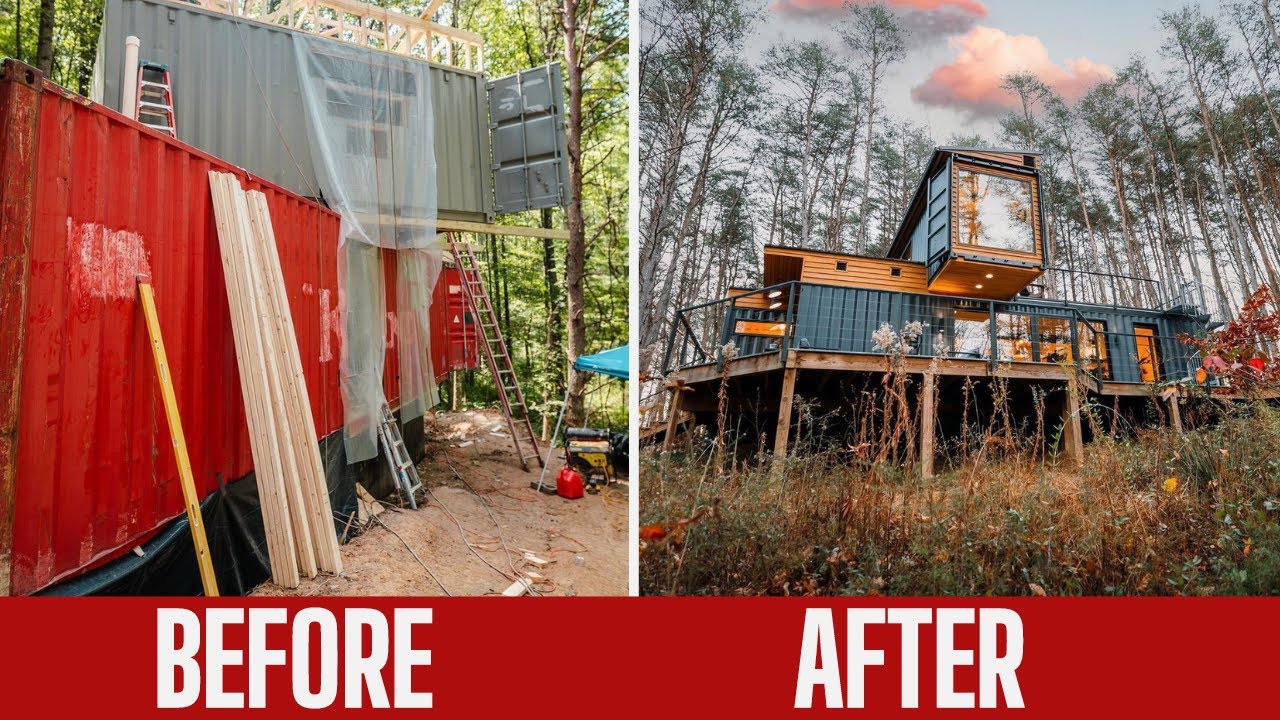 3 shipping containers turned into an Airbnb gem: The Box Hop in Hocking ...