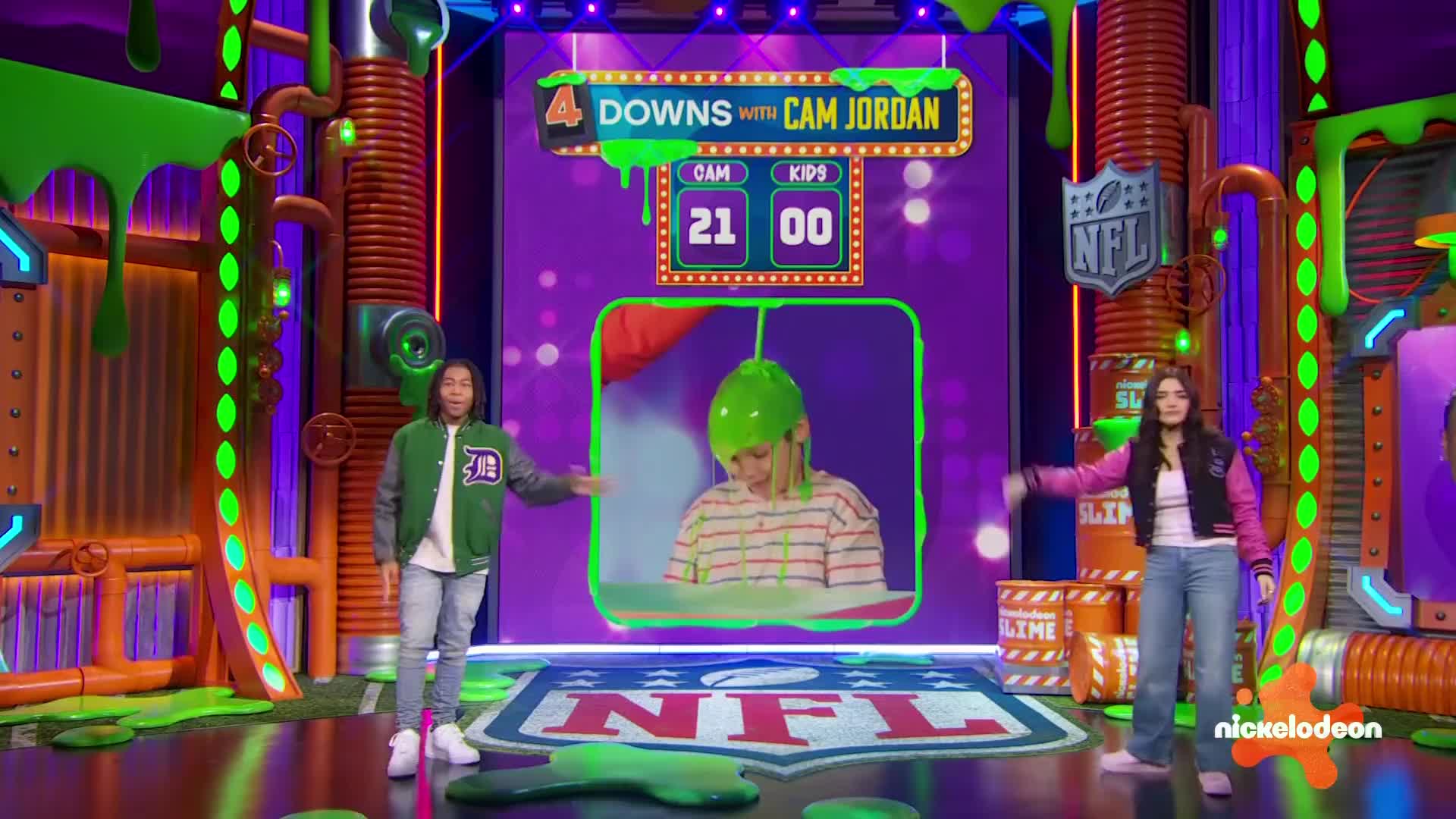 NFL Latino youth honors nominee announcement 'NFL Slimetime'