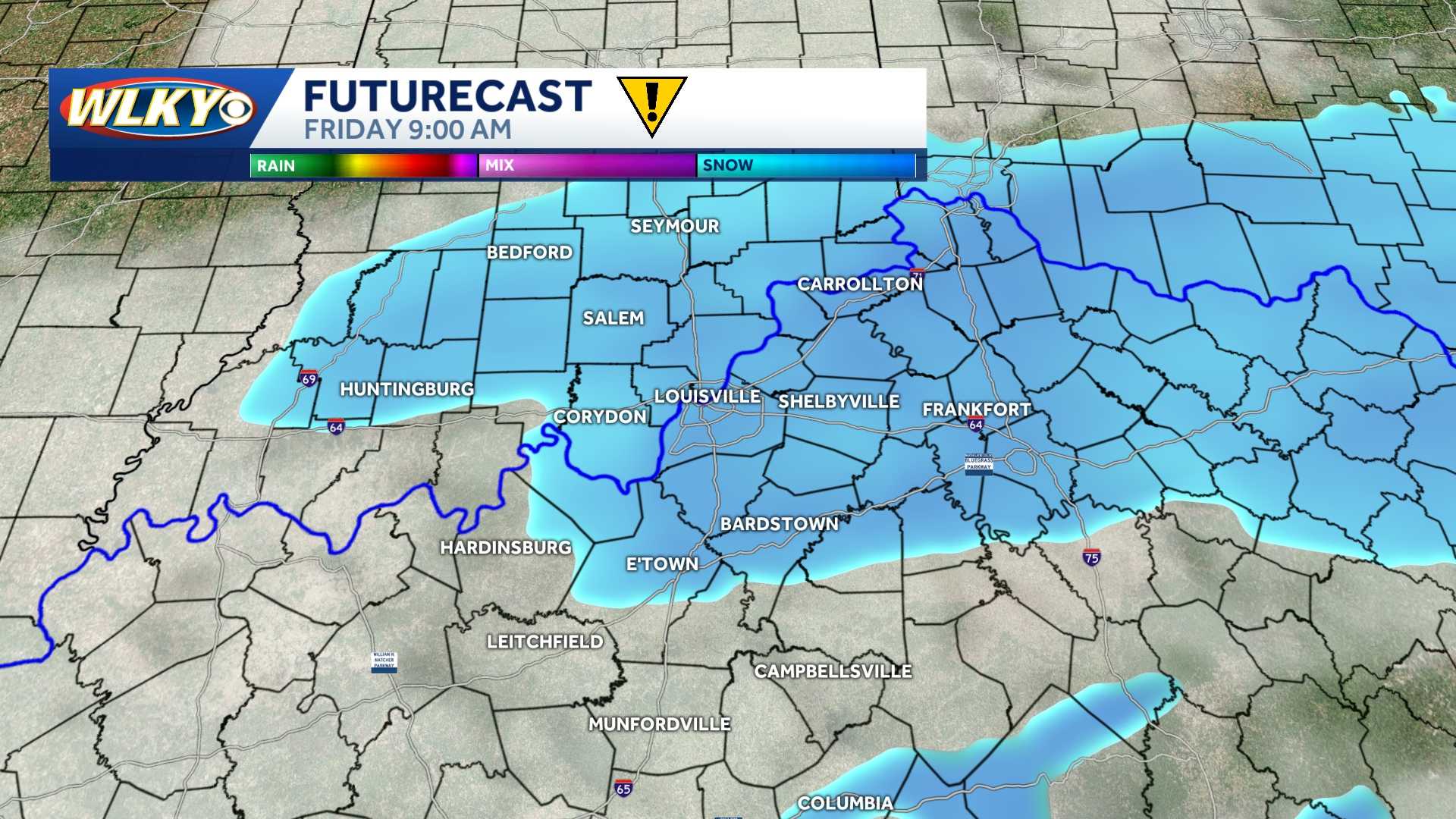 Light snow showers possible Friday morning; temps stay low