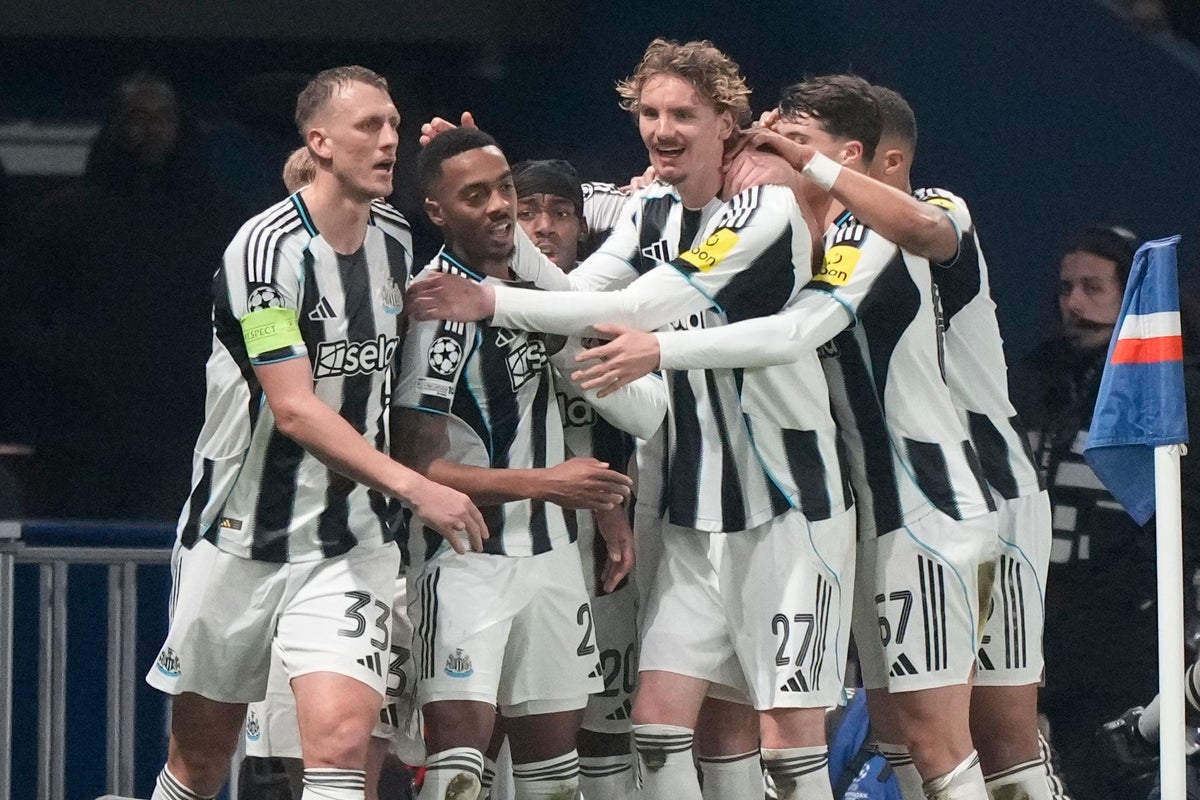 Newcastle denied last-16 spot as PSG draw sends them into play-offs